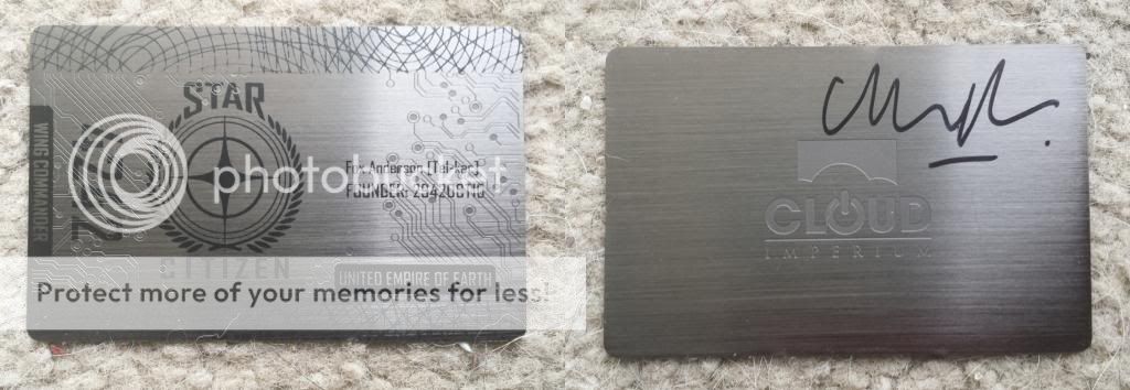 So happy! My Citizen Card came in. - General Discussion - Star Citizen Base