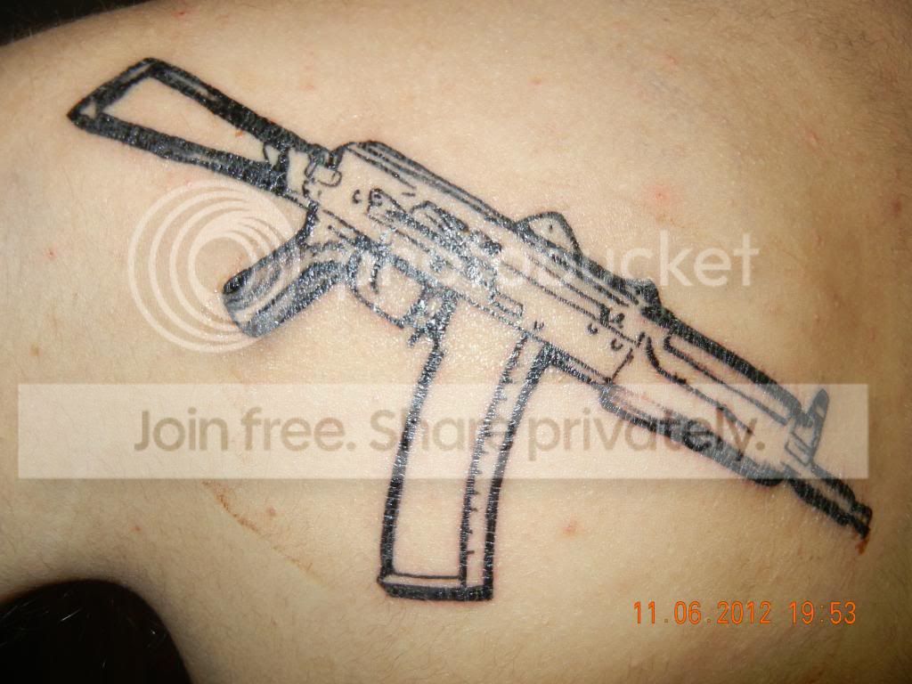 Just got my second AK tattoo. | AK Rifles