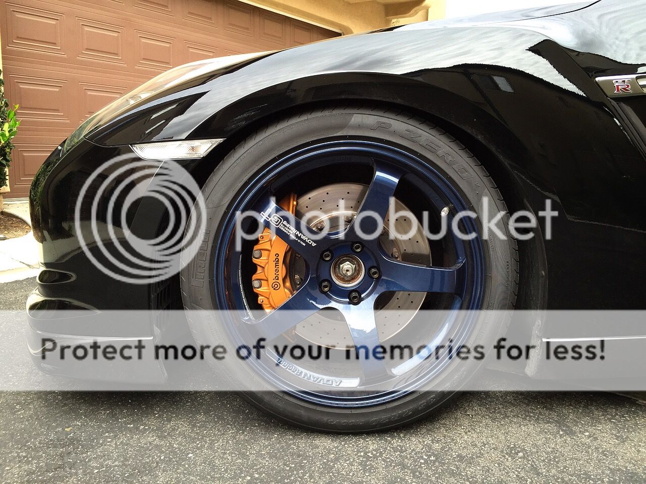 Advan GT Mag Blue in the flesh! - Wheels - GT-R Life