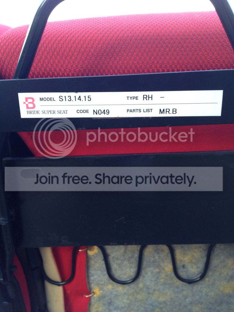 Bride brix 2 reclining seat | Driftworks Forum