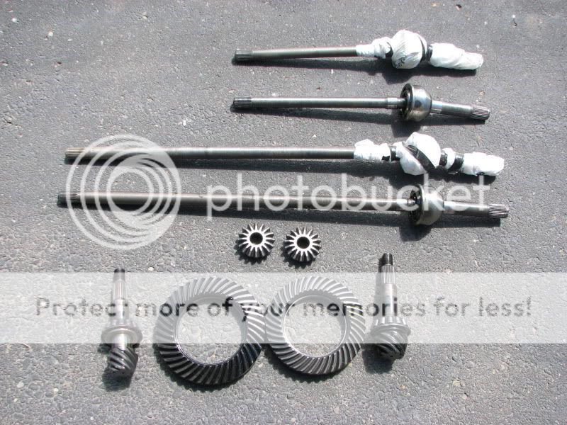 Suzuki Samurai front axles / Sidekick Tracker 5.12 Ring and Pinion ...
