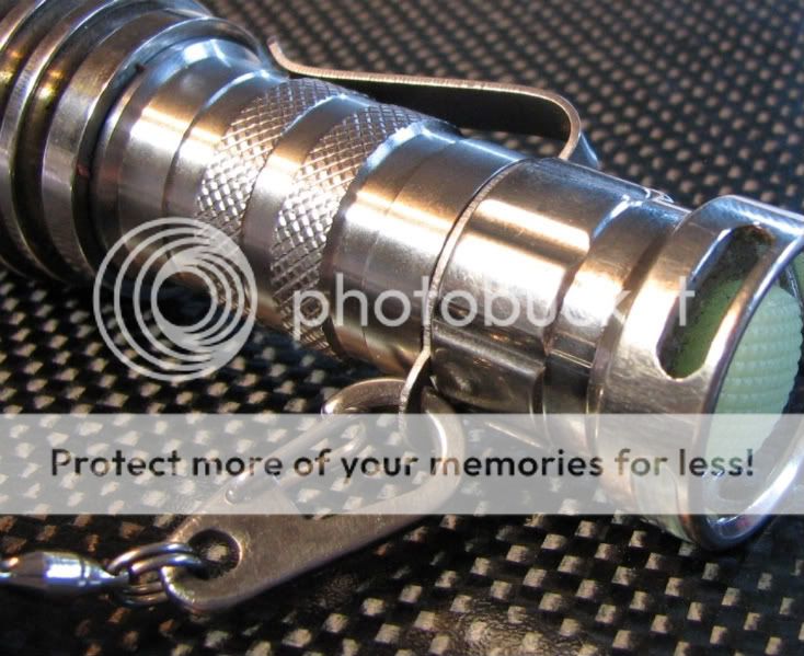 Sold/Expired - Surefire E-series/Aleph Titanium bezel down pocketclips ...