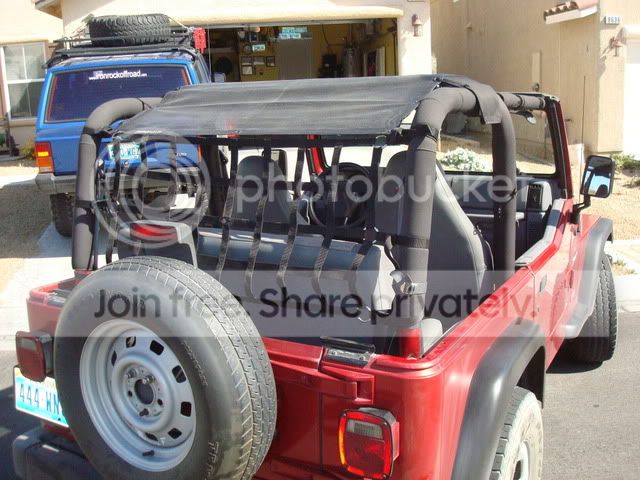 My new to me TJ and a spiderweb shade... | Jeep Enthusiast Forums