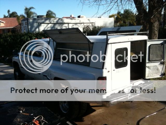 WTS/WTT GemTop truck camper shell/Utility shell - Calguns.net